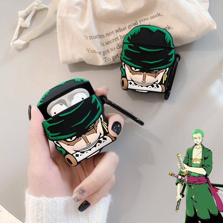 One Piece Roronoa Zoro AirPods Case V2 – AnimeCases™ - #1 Best Anime Cases